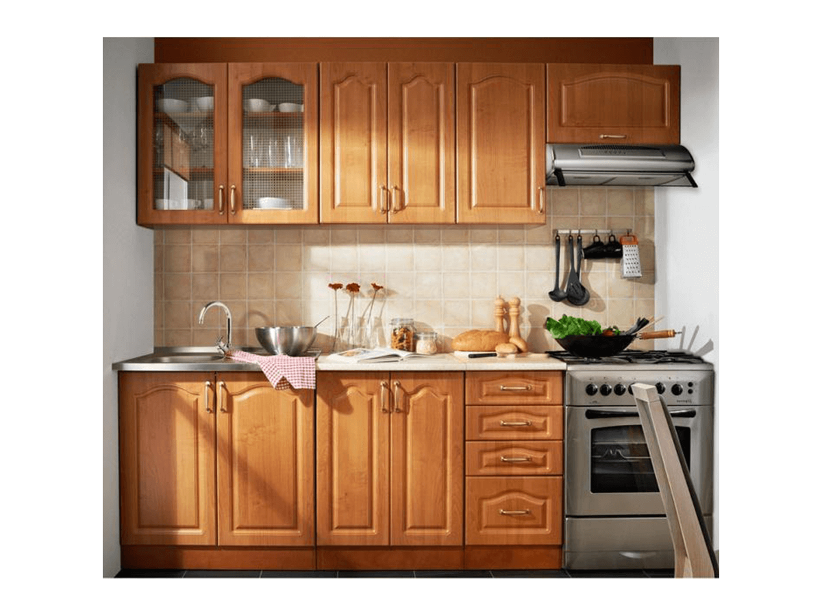 Alapkonyha, égerfa, LORA MDF NEW KLASIK - Lora New