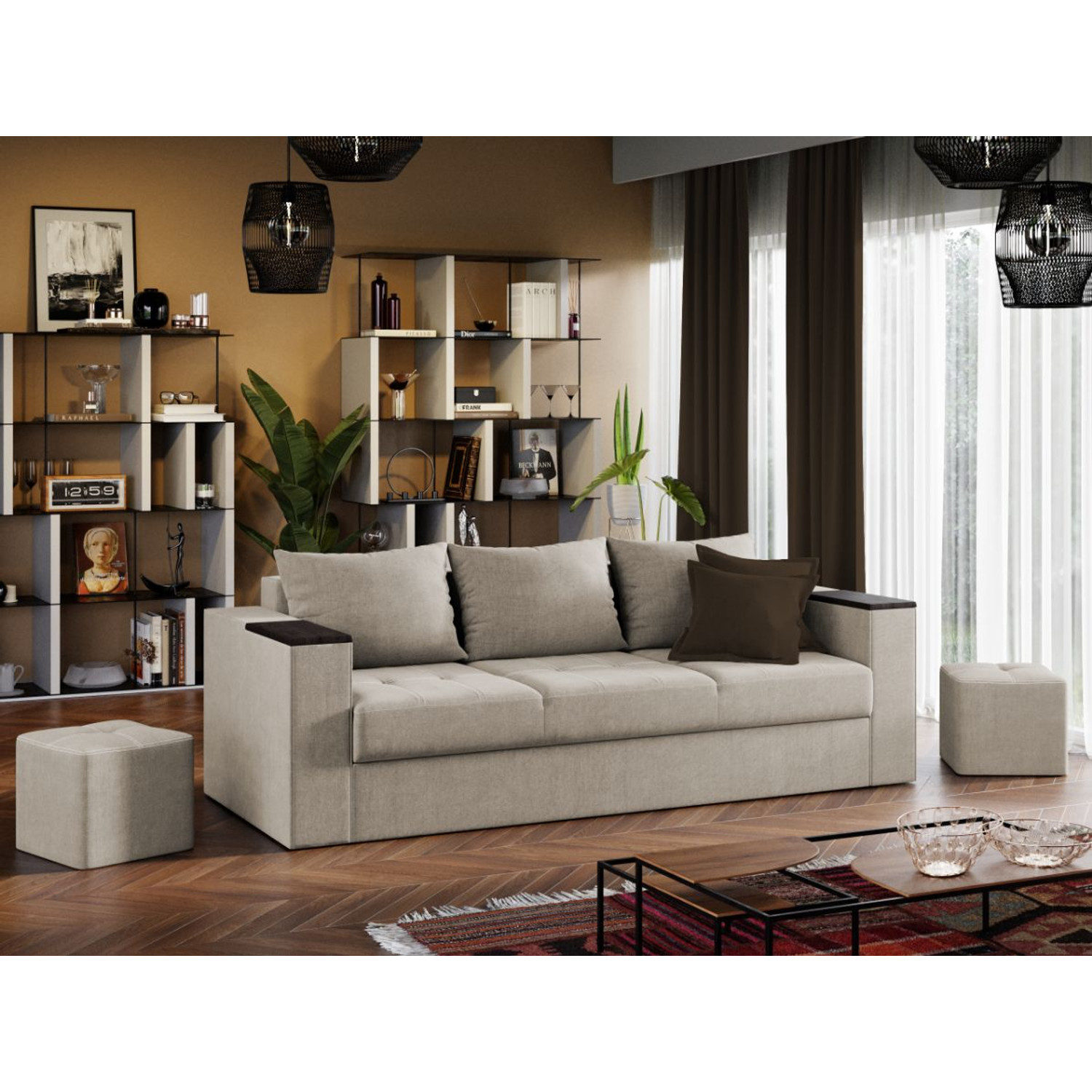 Alexa S krém kanapé - Kanapé